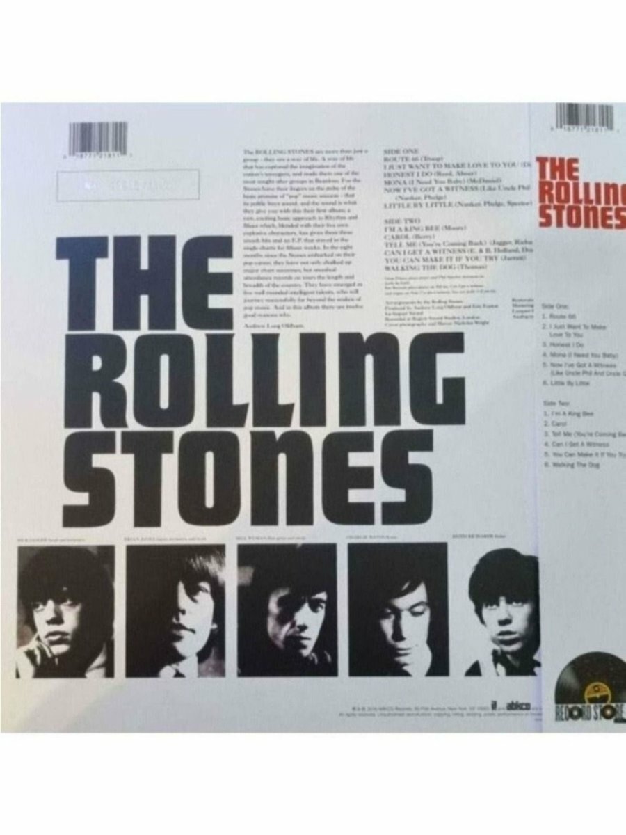 Виниловая пластинка The Rolling Stones - The Rolling Stones (Vinyl, LP, Album, 2024)