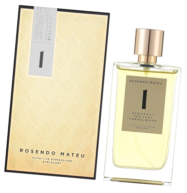 Rosendo Mateu No 1 Bergamot Tea Leaf Sandalwood 100 мл / парфюм для мужчин и женщин