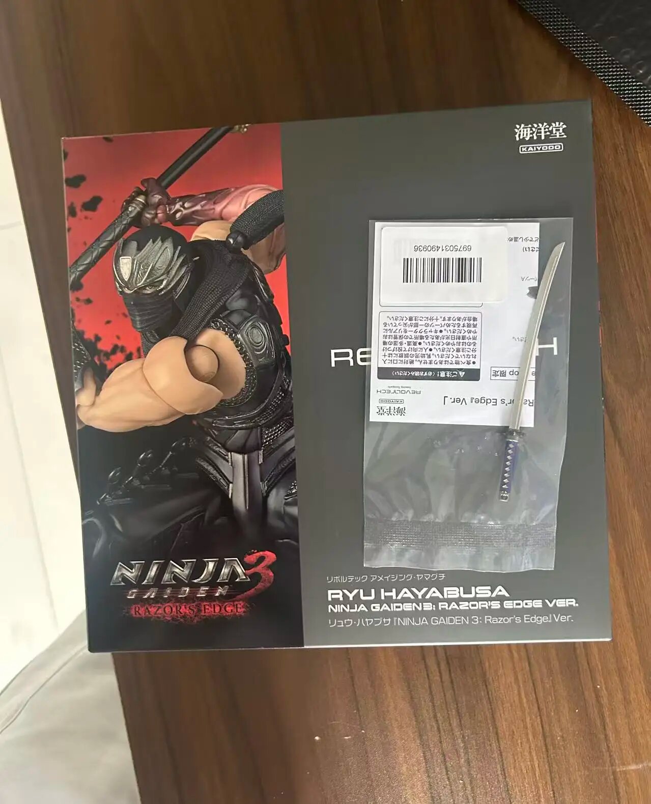 Фигурка KAIYODO RYU HAYABUSA NINJA GAIDEN 3: Razor's Edge Ver. Revoltech AMAZING With bonus
