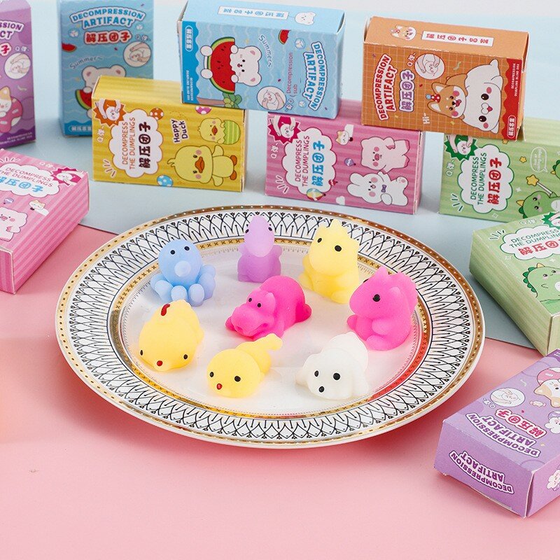 Игрушки в закрытых коробках, мягкие игрушки-сквиши, награды для детского сада, подарки для учеников начальной школы,