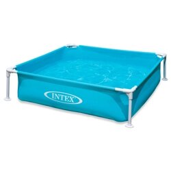 Каркасный детский бассейн INTEX Mini 122х122х30 см, синий, арт. 57173NP