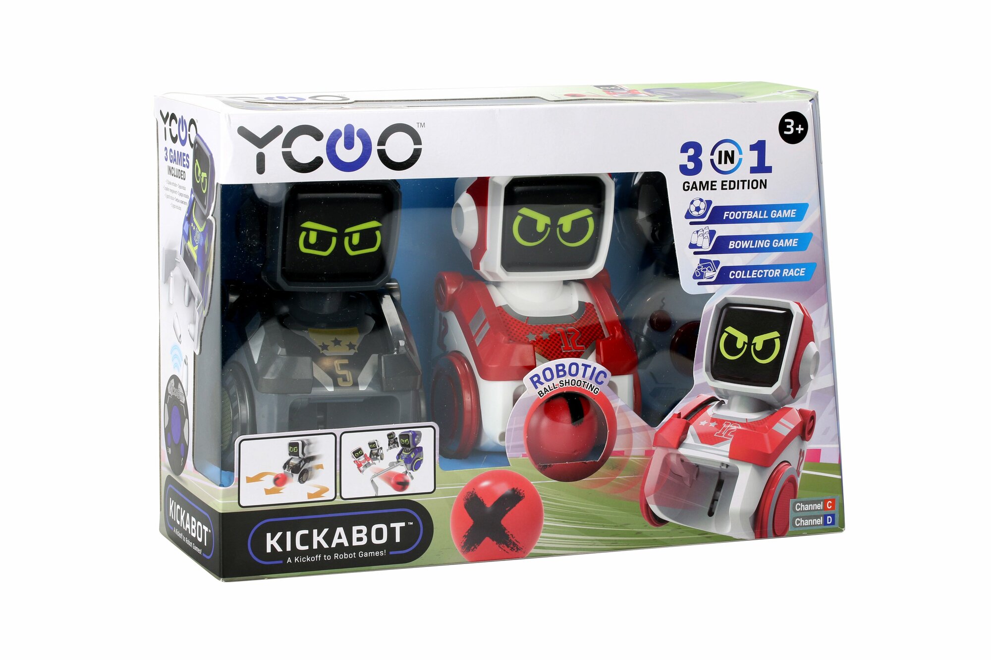 Игровой набор YCOO из 2-х роботов-футболистов "Кикабот", 88549-2