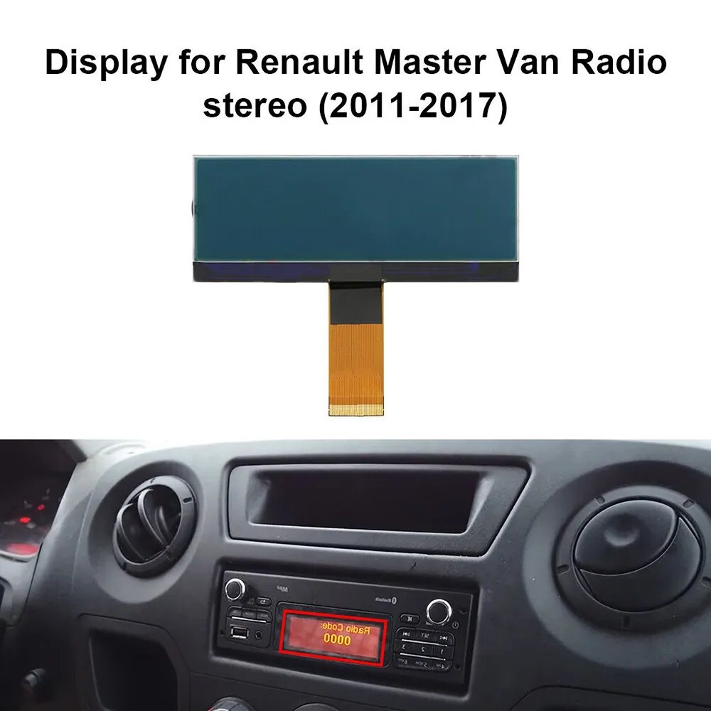 Сменный экран магнитолы подходит для Renault Duster Captur Master Van/Mercedes-Benz Citan AGC-1220RF-A; AGC-0060RF-A