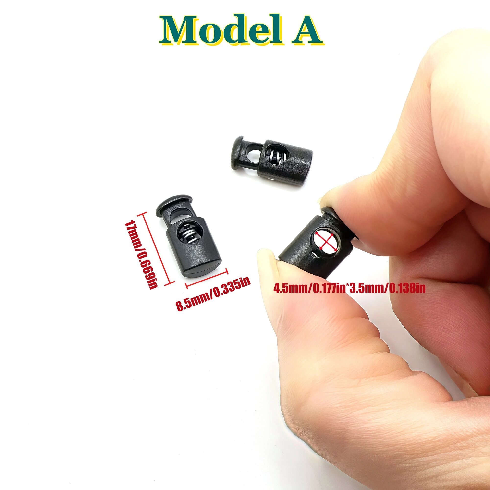 Стопперы для шнурков HSDOUBLE Зеленый, Model A