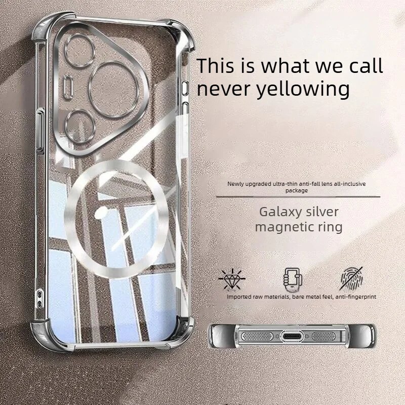 Прозрачный чехол Galaxy Silver для Pura 90S Pro Max