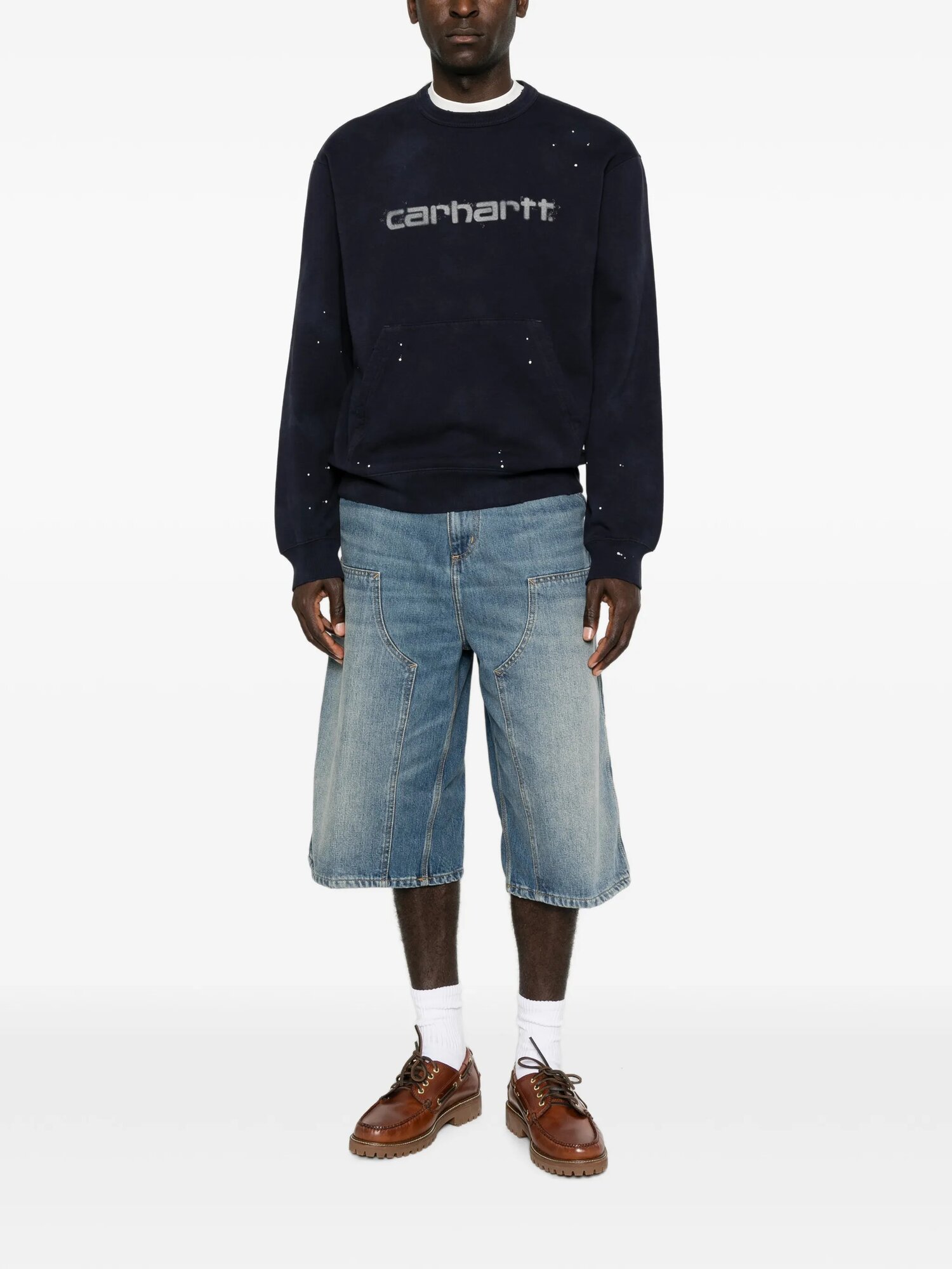 Толстовка Carhartt WIP Painter, размер 52, , синий — фото 1