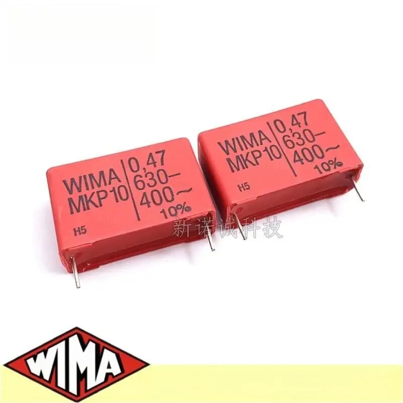 2шт WIMA MKP10 630V0.47UF фольгированный пленочный конденсатор 470nF на расстоянии 474 фута 27,5 ММ