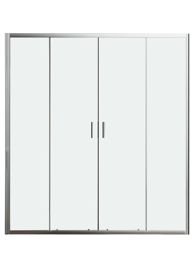Душевая дверь в нишу Vincea Сити (City) VDS-5CT2170CL, 170 см, профиль хром, стекло прозрачное