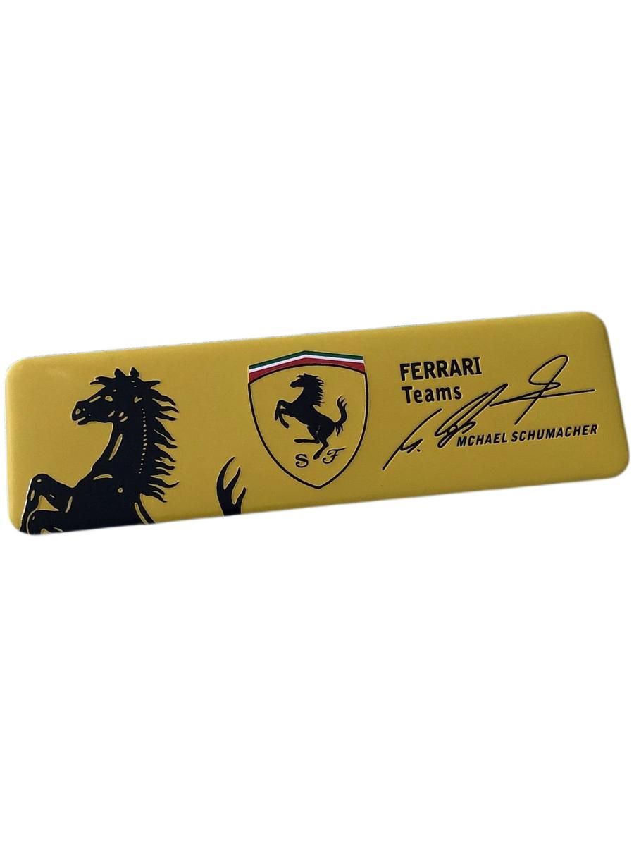 Наклейка шильдик на авто Ferrari