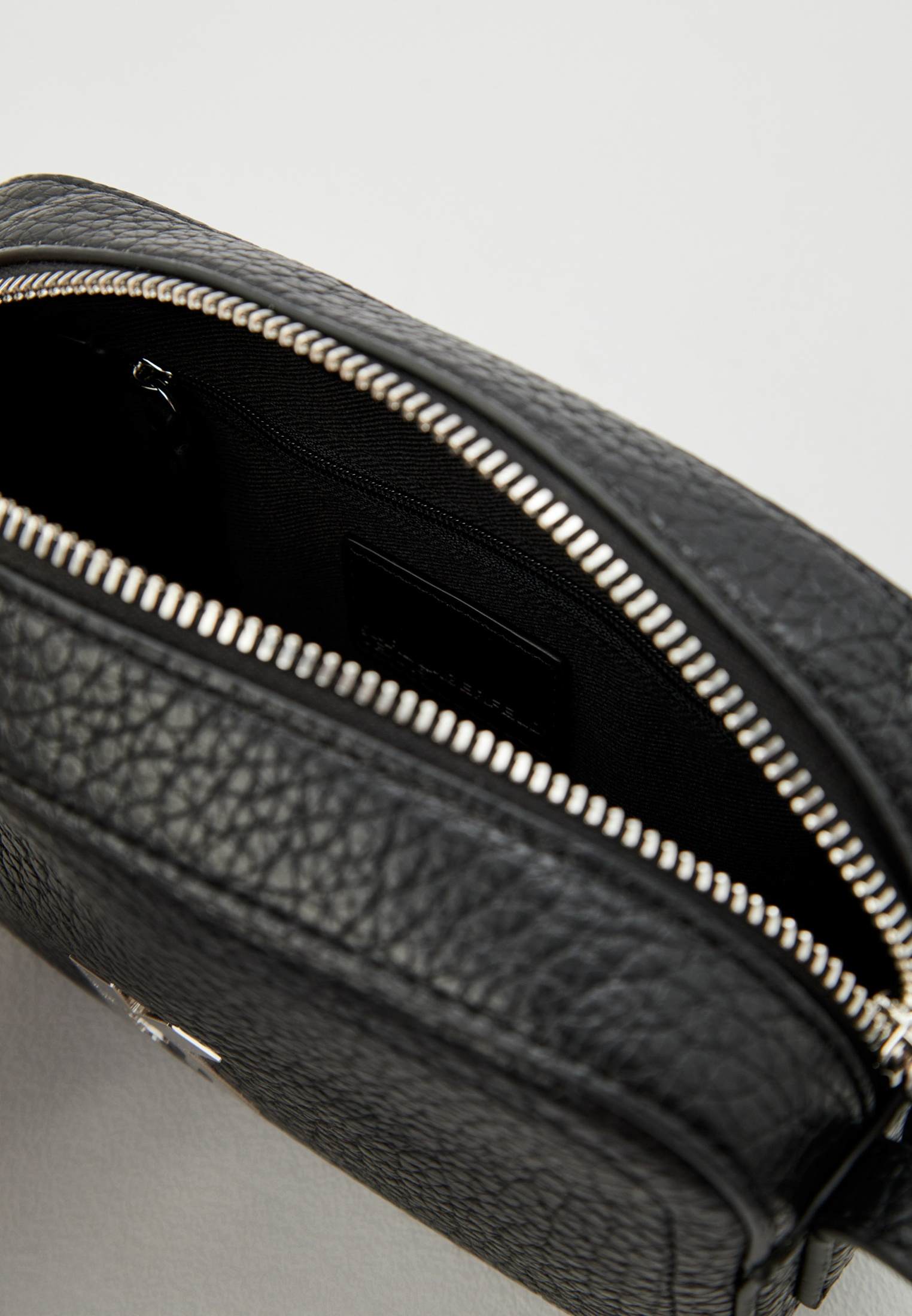 Сумка кросс-боди KARL LAGERFELD JEANS K LOGO CAMERABAG, фактура зернистая, матовая, черный — фото 1