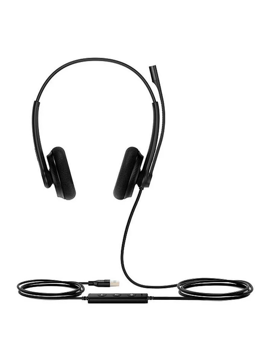 Гарнитура проводная UH34 Lite Dual UC черный
