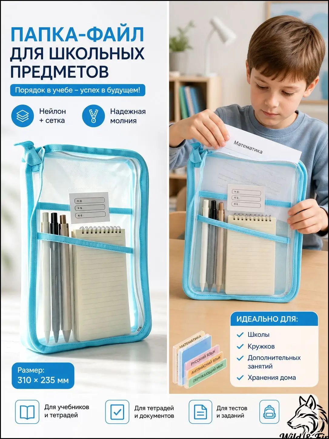 Папка-органайзер A4, 1 шт.