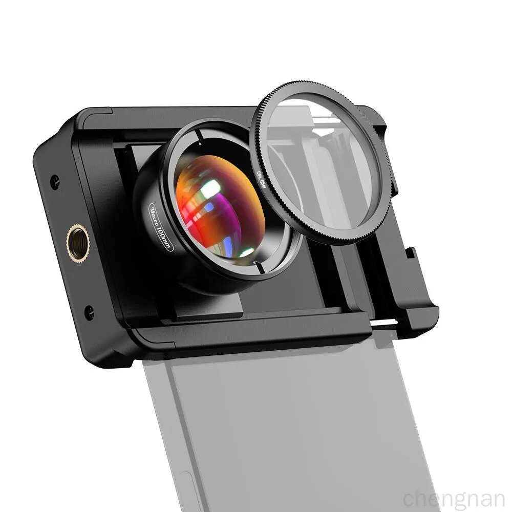 Мобильный телефон APEXEL 100 мм Macro Lens 10X + комплект фильтров CPL с универсальным