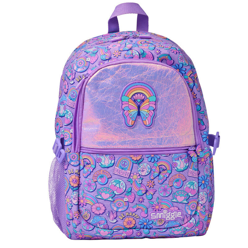 Рюкзак Smiggle, большой, фиолетовый хамелеон