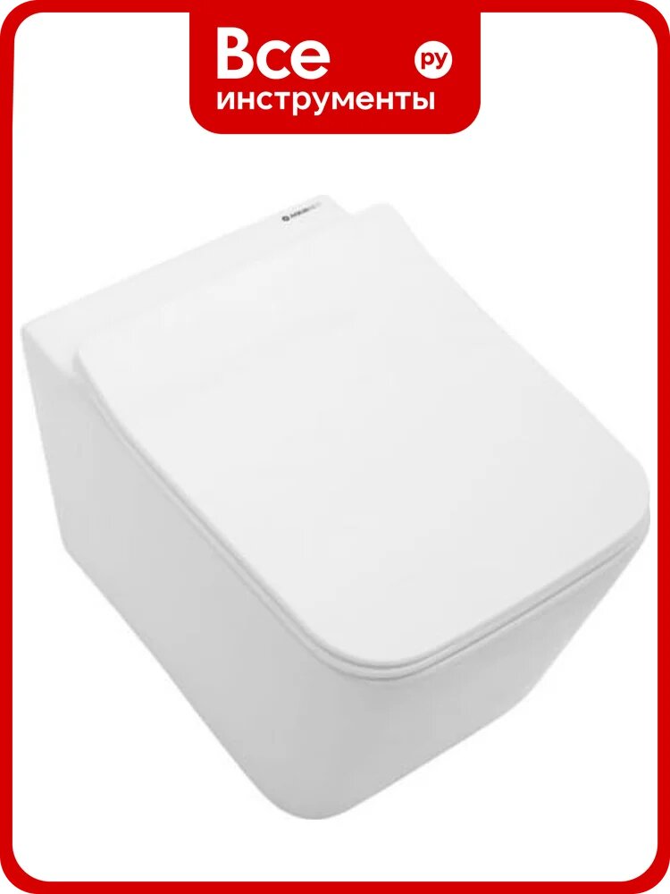 Унитаз с сиденьем Aquanet TAVR-W Soft Close -SLIMSEAT подвесной с Rimless 00211920