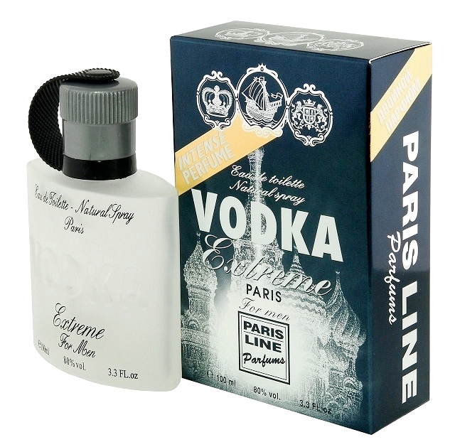 Мужской одеколон Paris Line Parfums Vodka Extreme 100 мл - Пари Лайн Парфамс Водка Экстрим