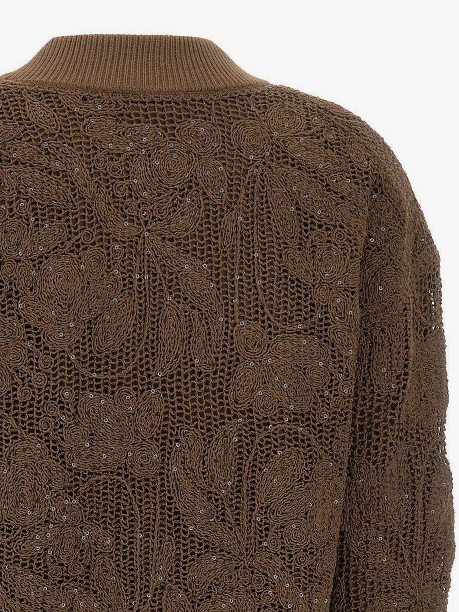 Куртка Kangra Cashmere Embroidery sequin bomber jacket, размер 40 — фото 1