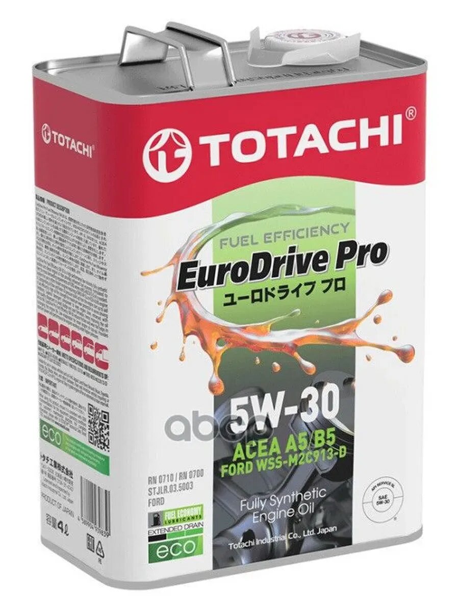 TOTACHI Totachi Eurodrive Pro Fe Sl A5/B5 5W30 Синт. (Япония