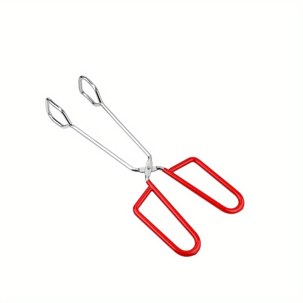 Набор для консервирования с щипцами, широкой воронкой, держателем и ключом для банок, магнитным пинцетом для крышек и зажимом, красный