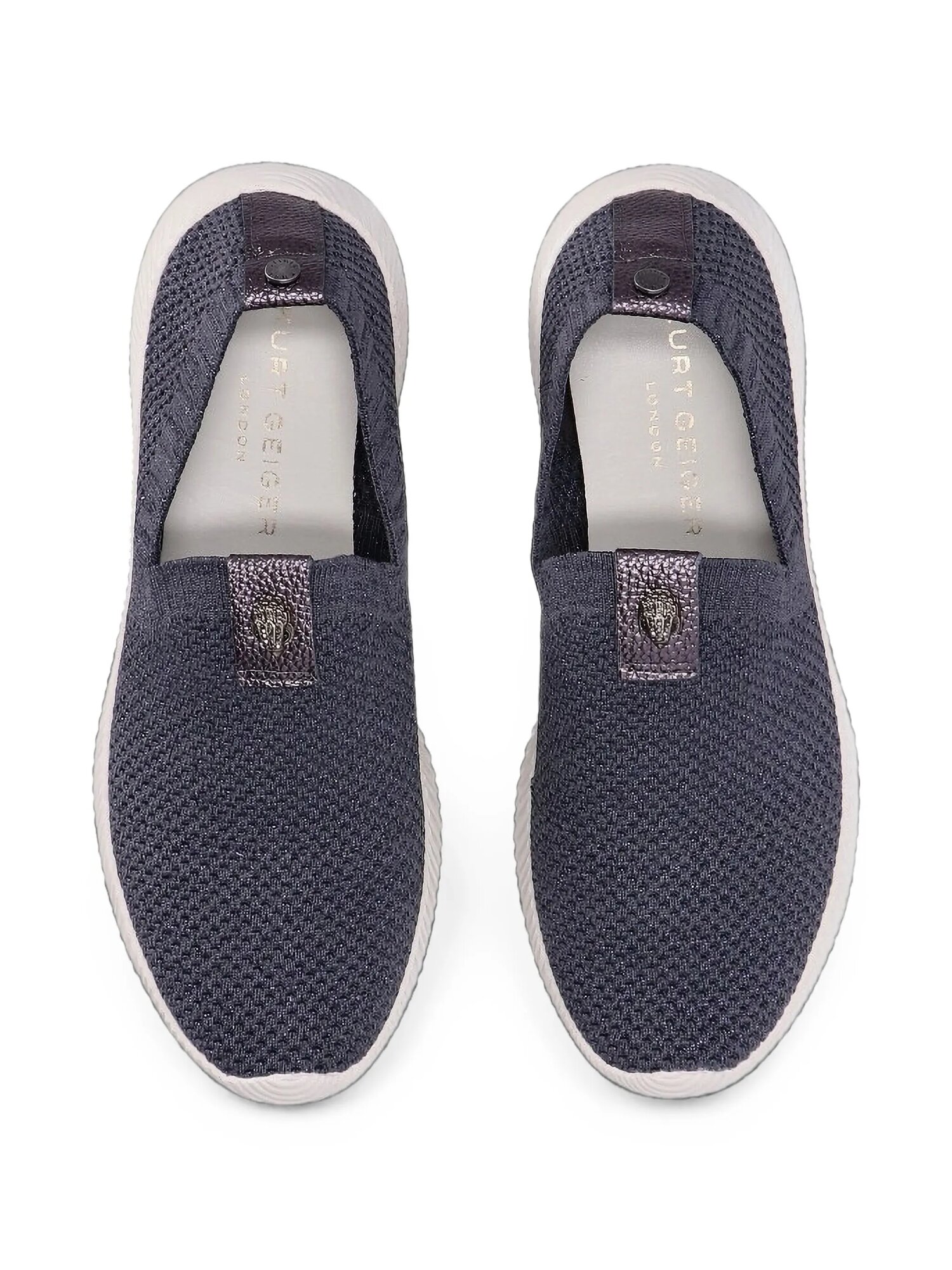 Кроссовки KURT GEIGER Lorna eagle-head sneakers, размер 36, grey — фото 1
