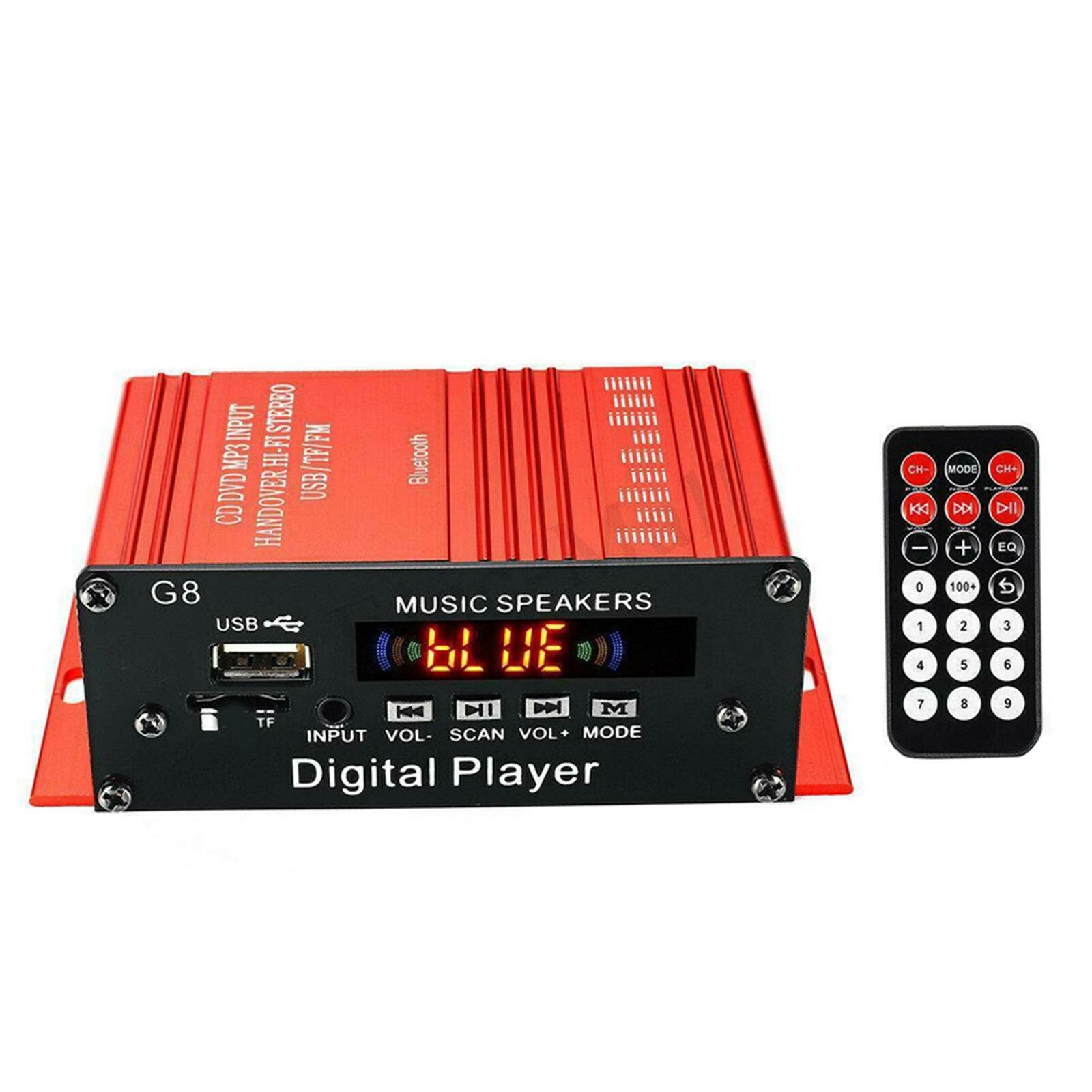 G8 200 Вт Bluetooth аудио 2-канальный Hi-Fi интегрированный усилитель 2.0 CH