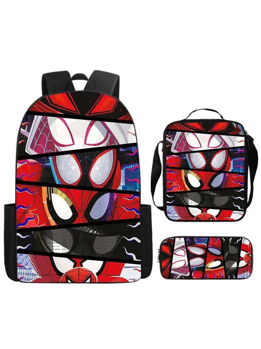 Школьный набор Spider-Man рюкзак пенал ланч-бэг
