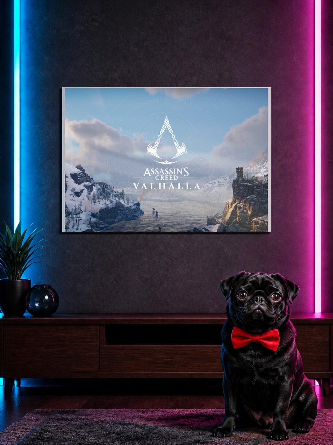 Постер Assassin's Creed — игровая эстетика для интерьера A3