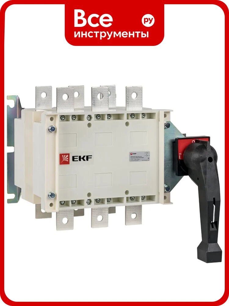 Рубильник-переключатель EKF 400A 3P с рукояткой PowerSwitch PROxima pscs-400-3