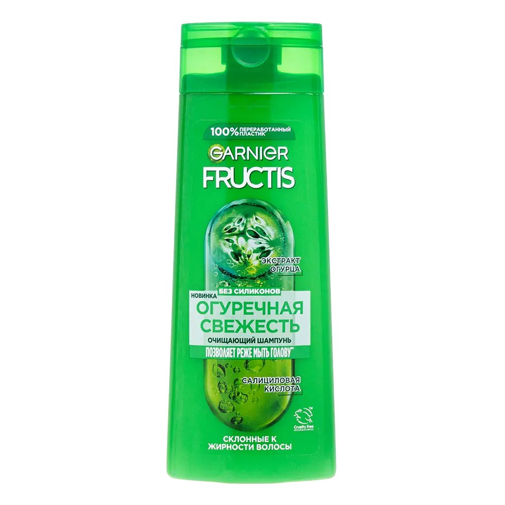 Garnier Fructis Шампунь укрепляющий Огуреч детокс 250 мл 1 шт
