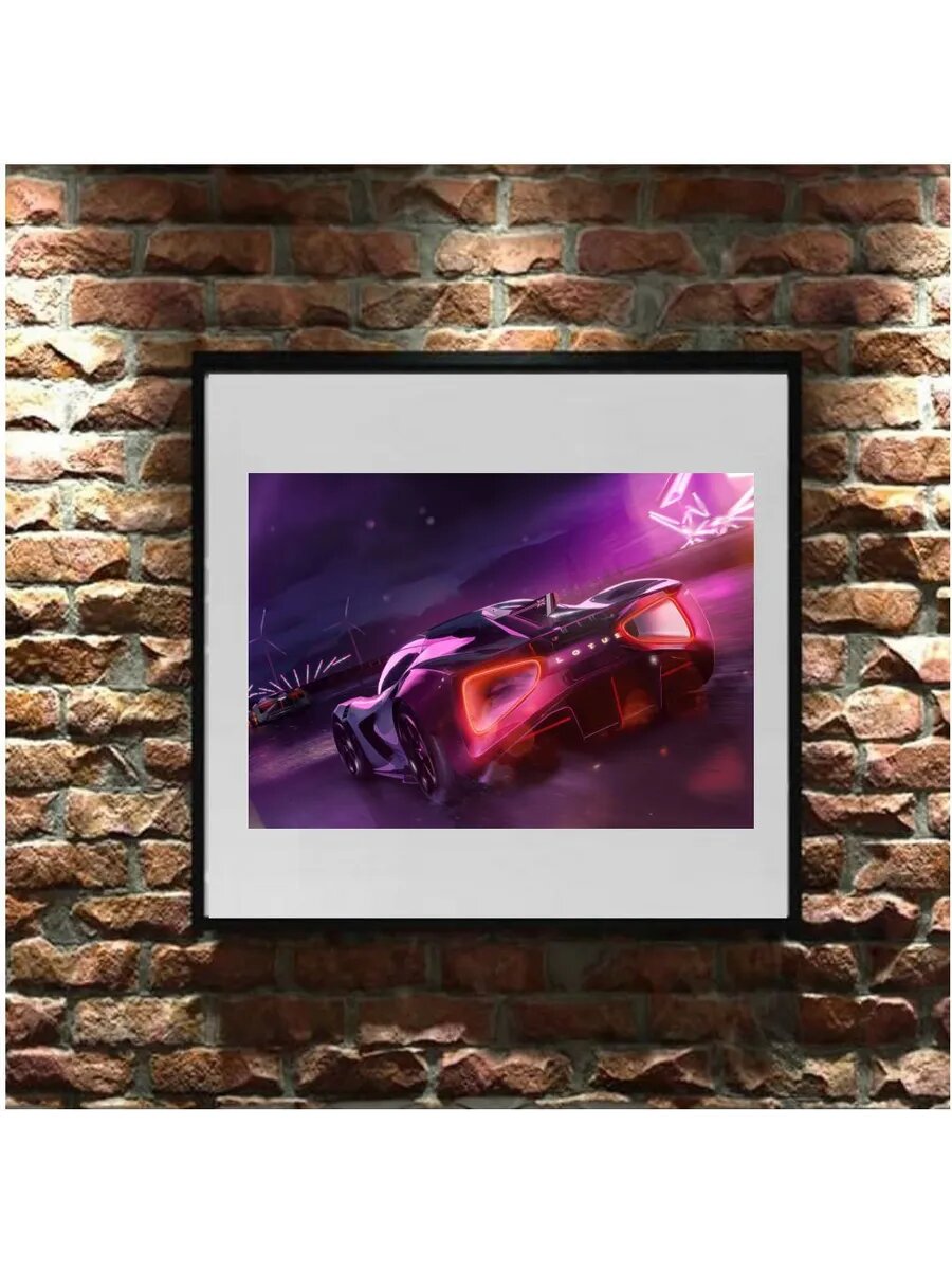 Плакат "the crew motorfest lotus evija" от