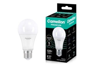 Сamelion Premium LED12-A60-830-E27 (Эл. лампа светодиодная груша 12Вт E27 3000K 120-265В)
