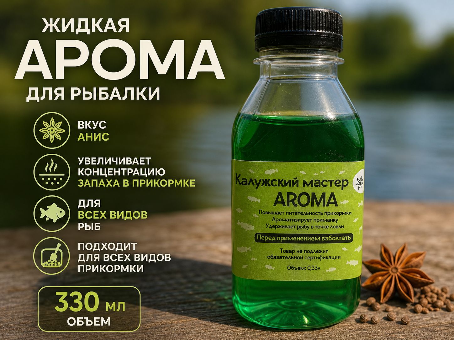 Жидкий ароматизатор для рыбалки Анис