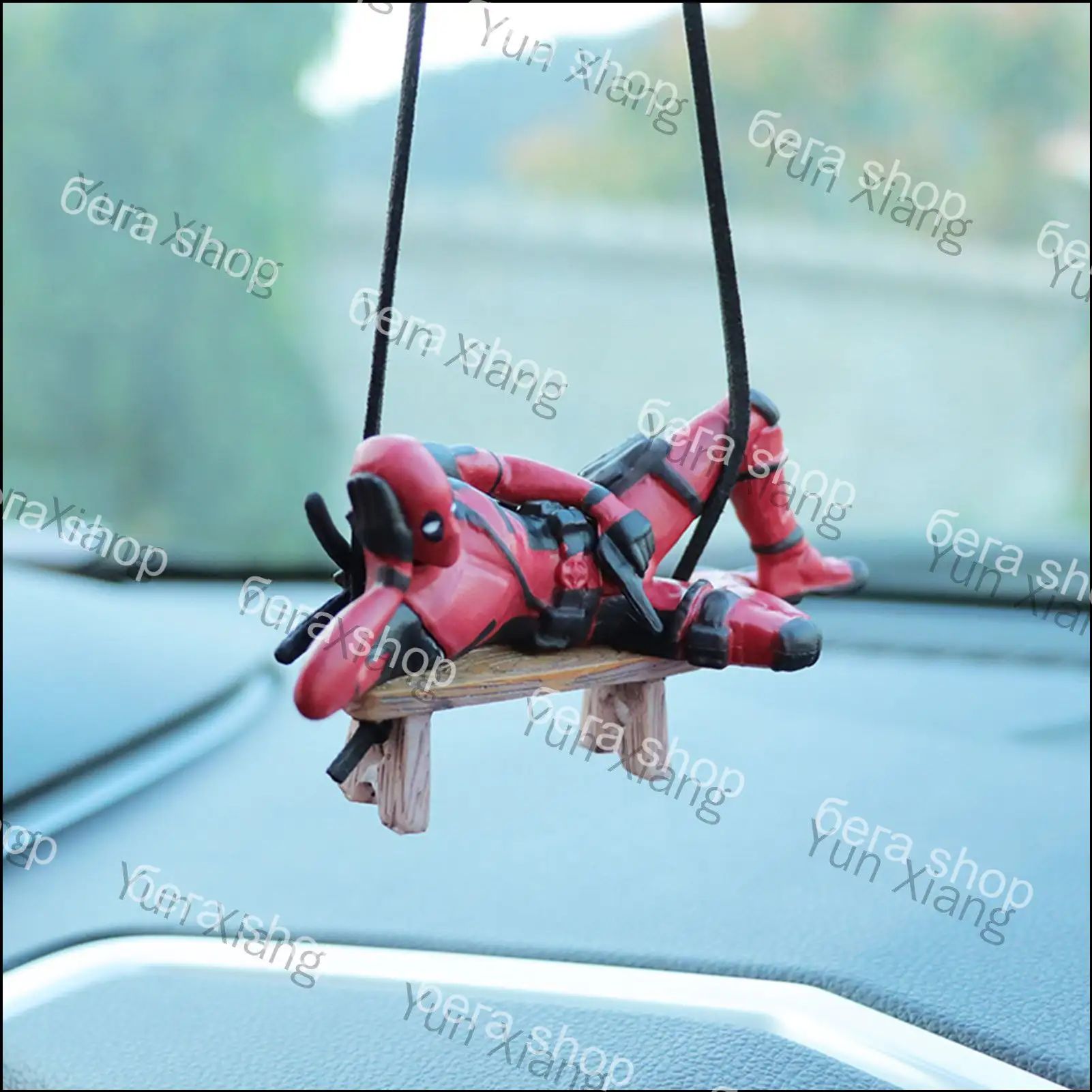 Фигурка для декора автомобиля, подвеска на зеркало заднего вида Deadpool (Дэдпул)