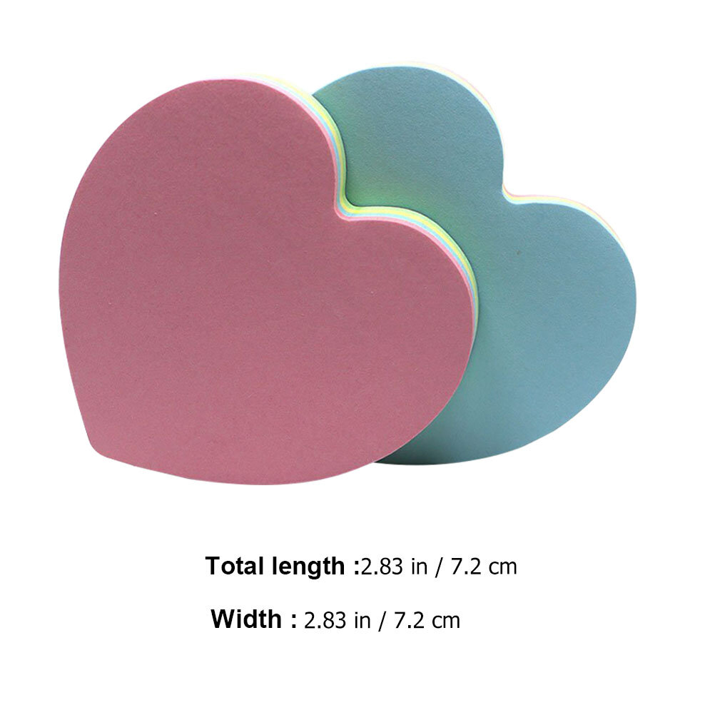 4 Штуки Записные Стикер hearts Из Премиум Материала Для Гладкого Письма 7 2X7 2Cm