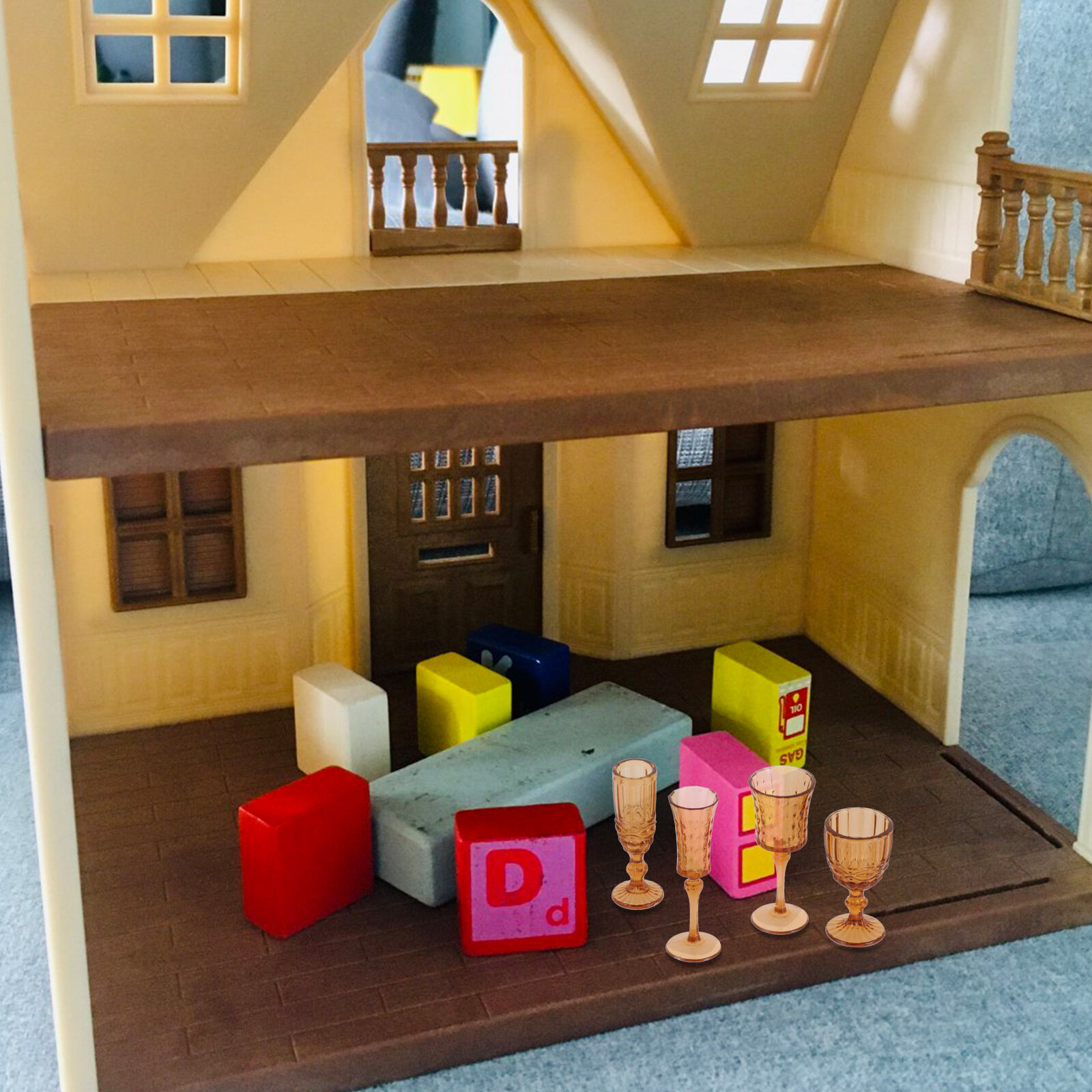 7 Пcs Мини Кубков Для Напитков Миниатюрные Кубки Для Мини Дома 3 9x1 3Cm