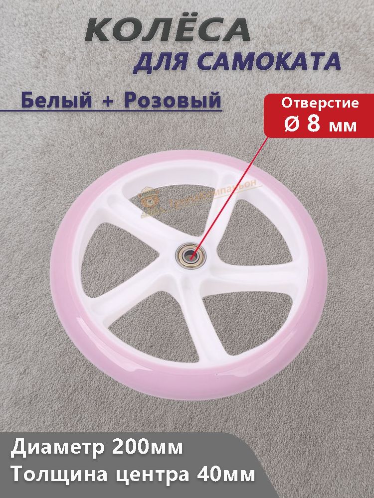 Ручка на колесо самоката