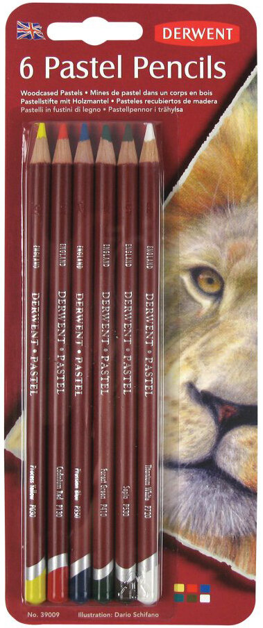 Набор пастельных карандашей Derwent Pastel Pencils 6 цветов в блистере