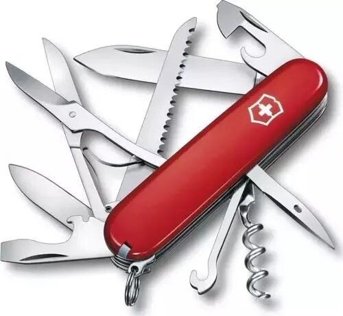 Шведский армейский нож Victorinox Hunter красный