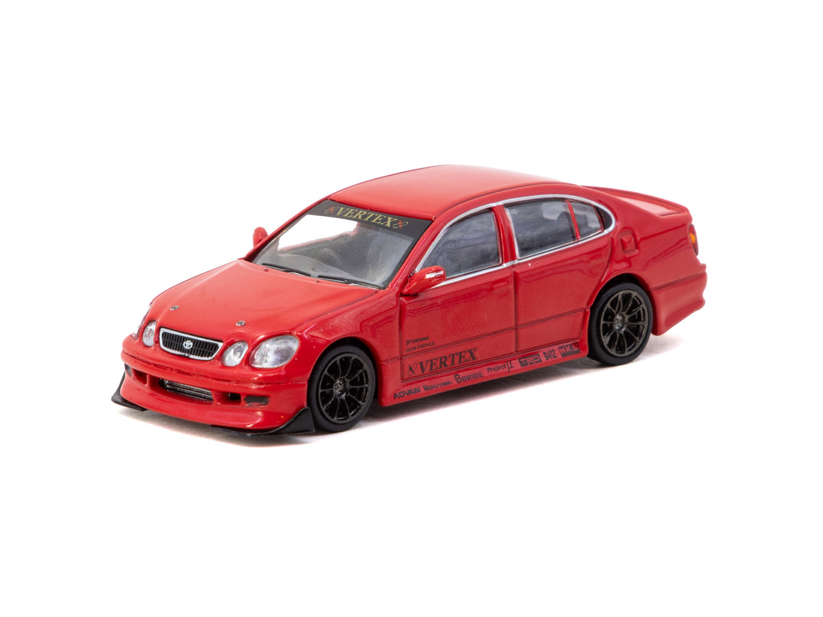 Коллекционная машинка Tarmac Works 1:64 VERTEX Toyota Aristo JZS161 Red