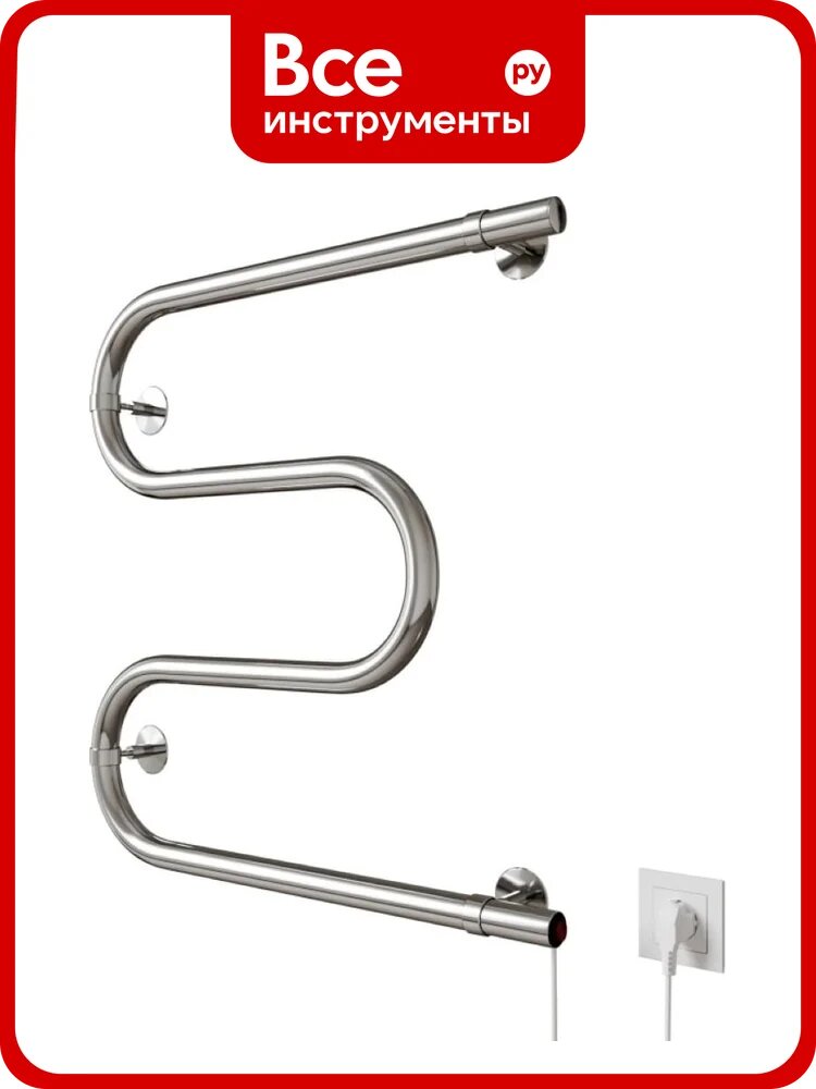 Полотенцесушитель MIXLINE SIMPLE M 50x60 кнопочный выкл, 184 Вт 556800