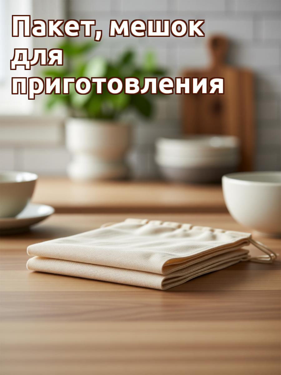 Мешочки Для Приправ С Тянущимся Шнурком 20 Шт Бежевый 16X13X0 1 См