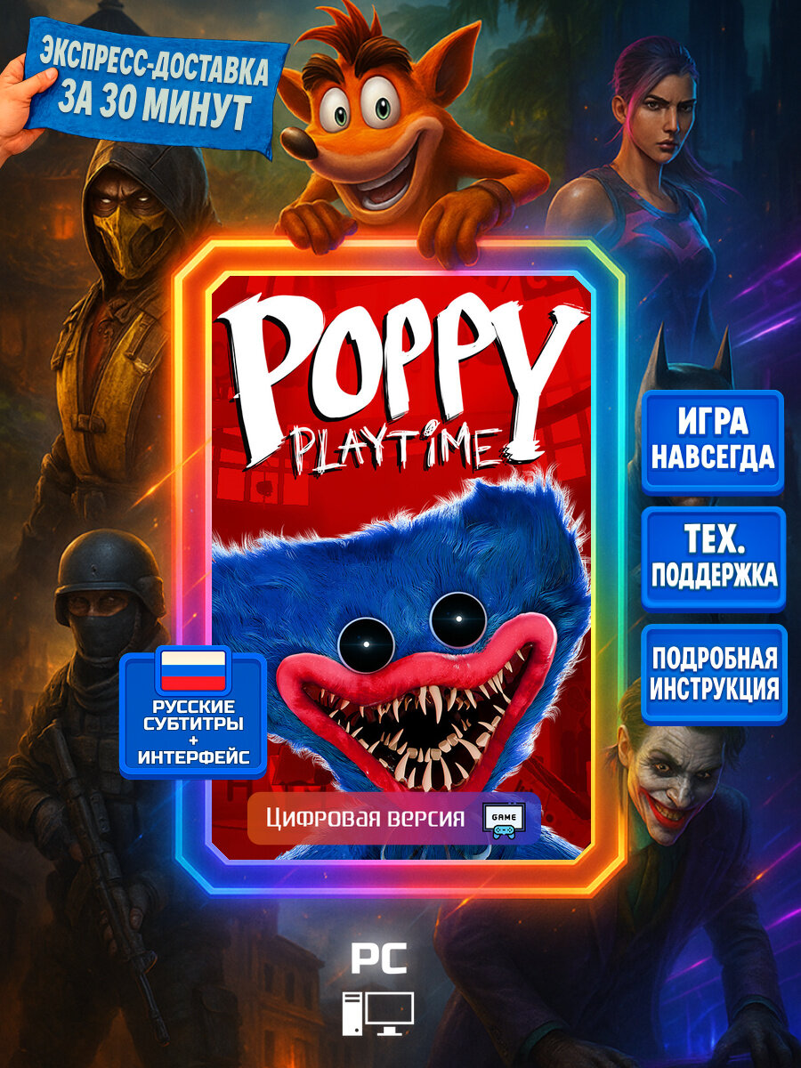 Poppy Playtime | Steam (PC) | Экшены | Цифровая версия