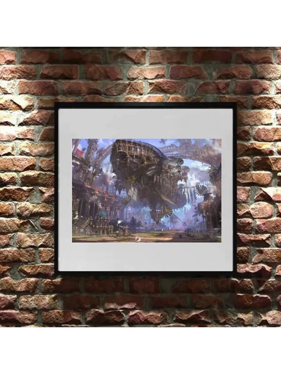 Постер "steampunk airship steampunk" от Cool Eshe А2