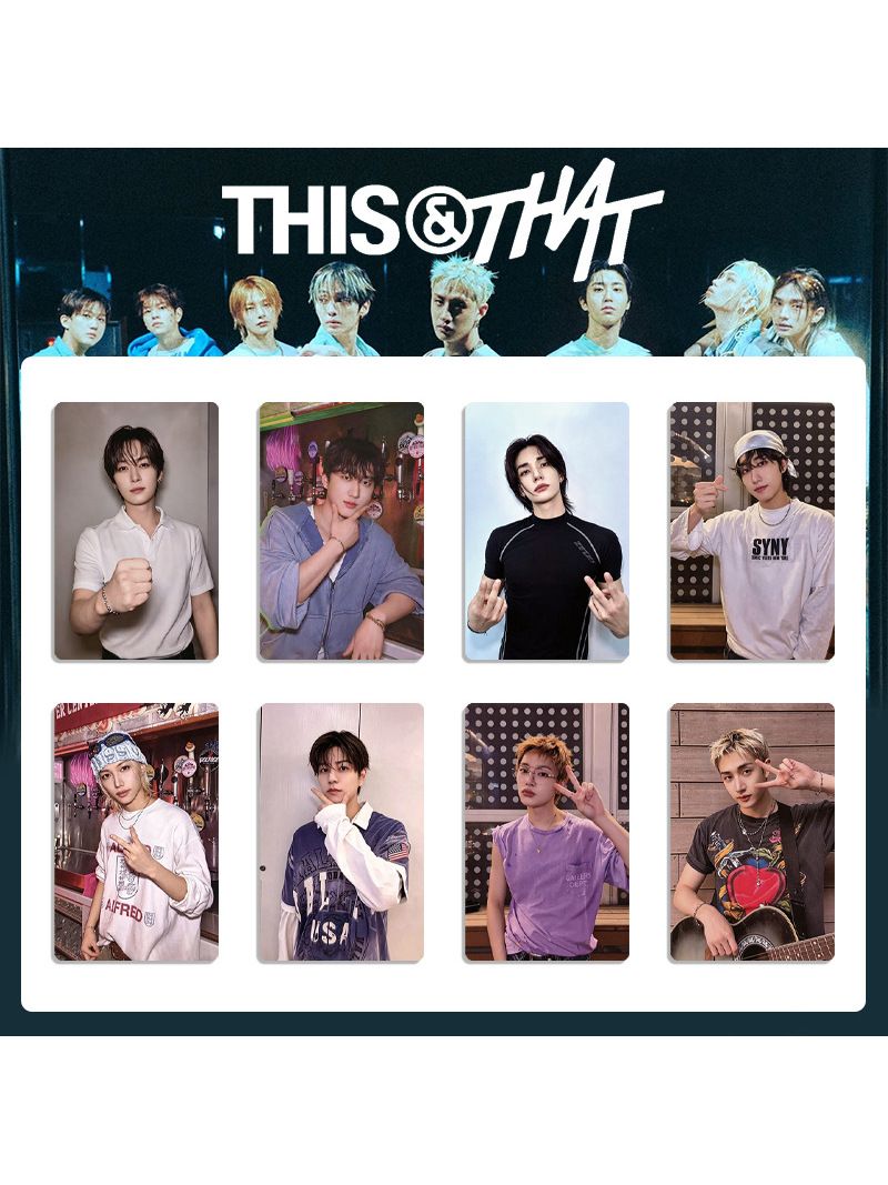 Фотокарточки Stray Kids RUN IT THIS & THAT Подарок для фаната K-pop SKZ POB карточки