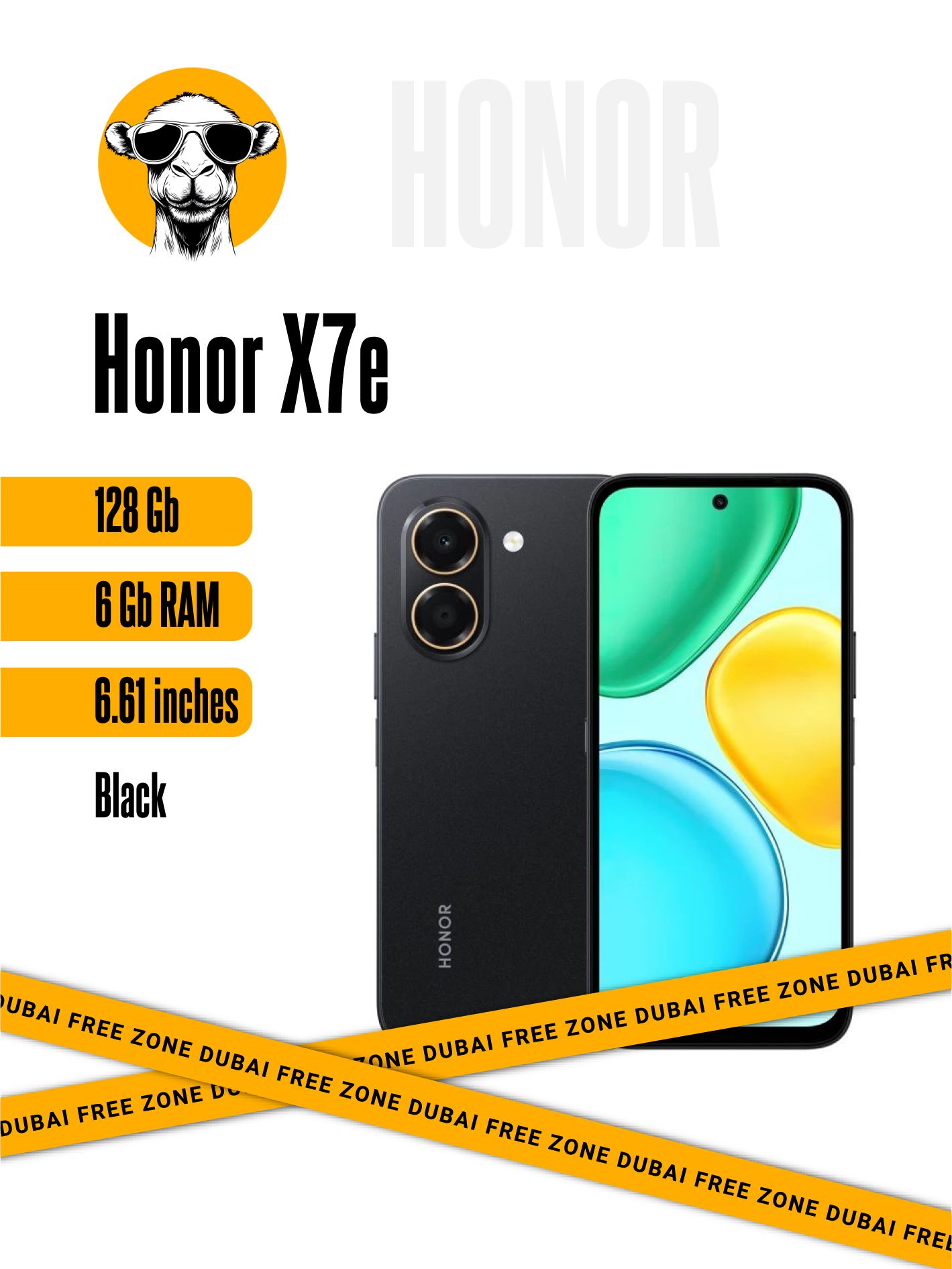 Смартфон Honor X7e 6/128Gb Black