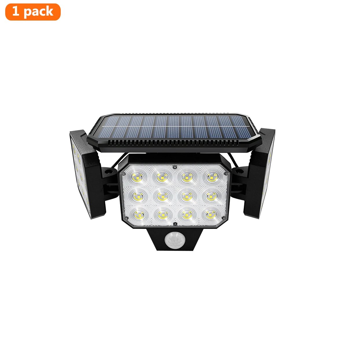 Солнечный светильник с датчиком движения, 120 LED, 1PCS