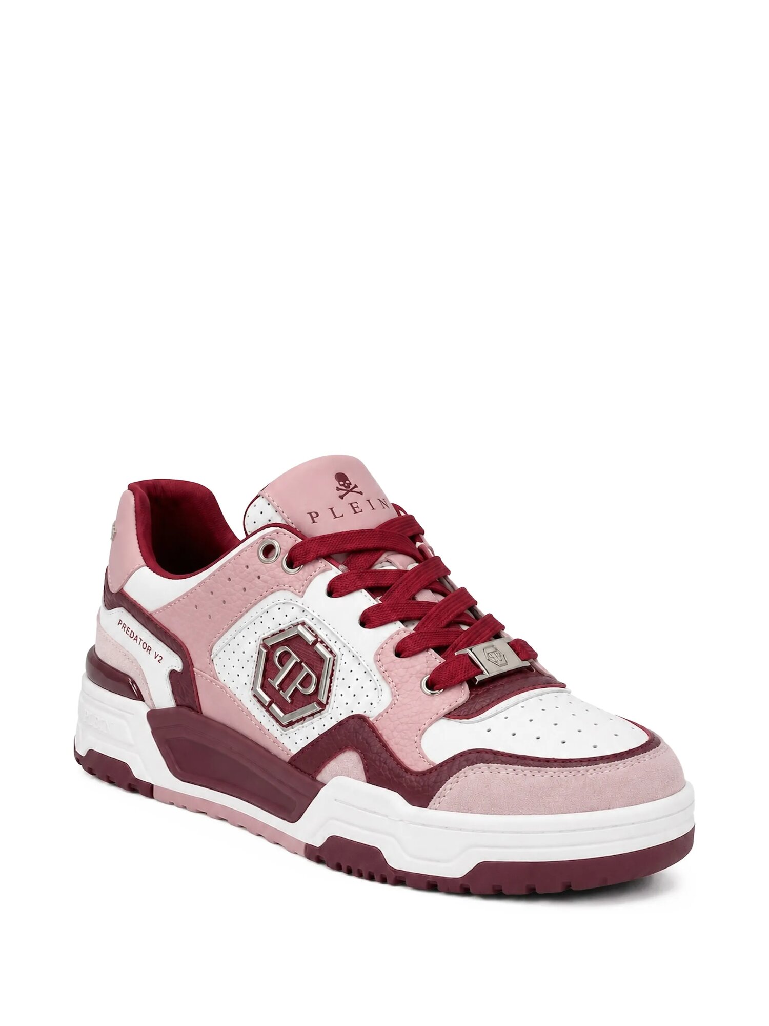 Кроссовки PHILIPP PLEIN Low top Predator V2 sneakers, размер 40, розовый — фото 1