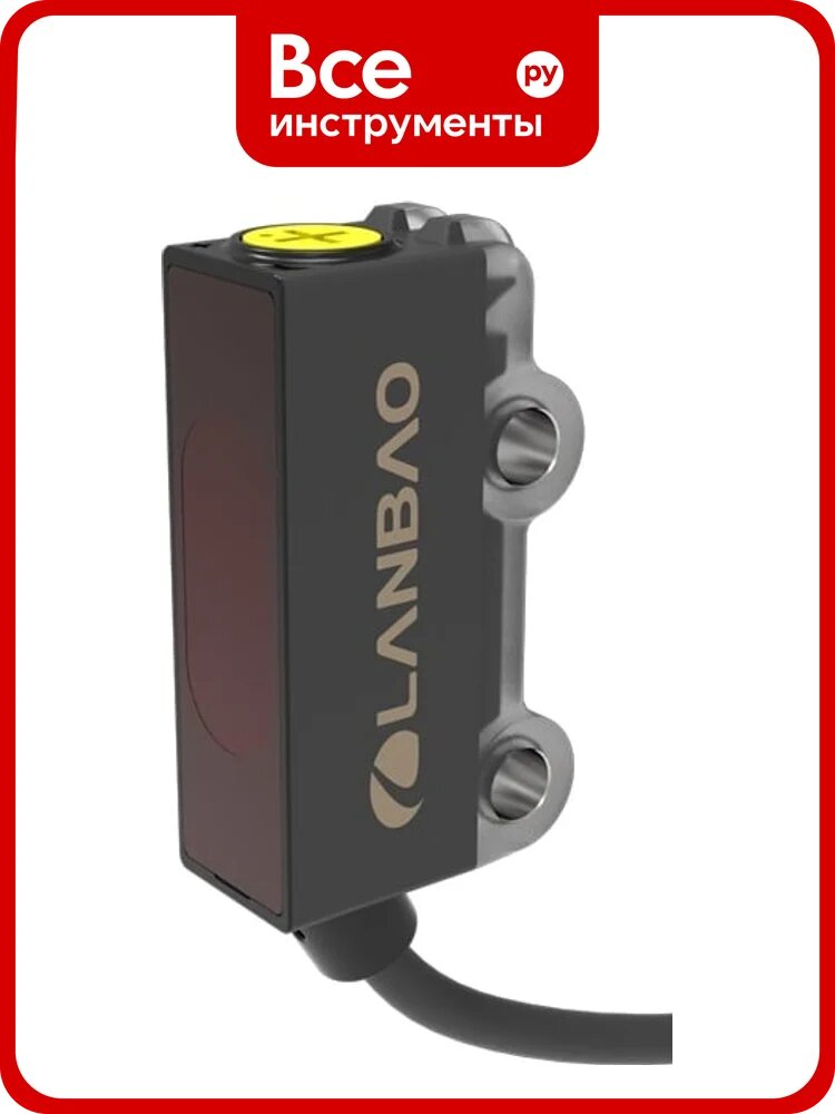 Оптический датчик диффузный Lanbao PST-YR30DPOS-F3, Sn=30 мм, PNP NO/NC (Програм)10.30DC, разъем М8, 08-00021077