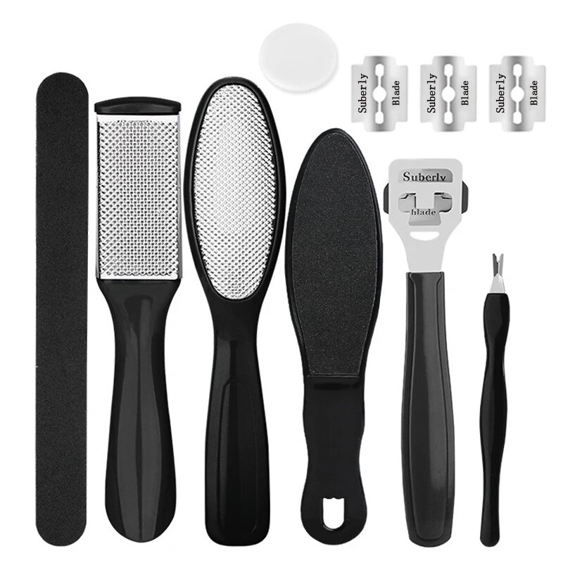 Набор для педикюра и маникюра из нержавеющей стали One Set 10 IN 1