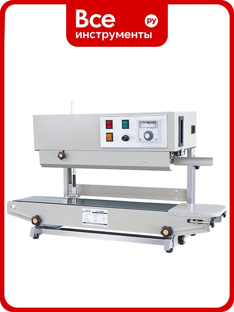 Роликовый (конвейерный) запайщик Hualian DBF-900V LOW COST вертикального типа 00-00004061